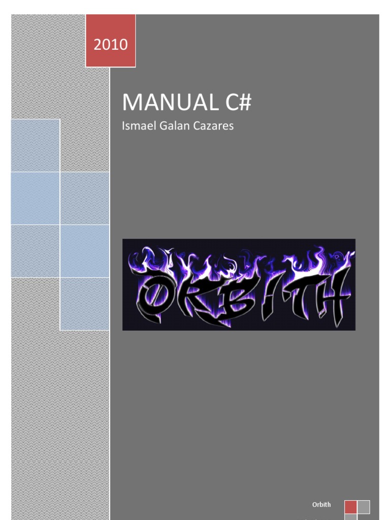 Manual C Sharp | PDF | .NET Framework | Objeto (informática)