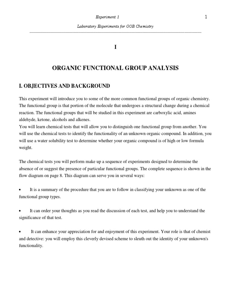 Uofc Gob01a Lab PDF | PDF | Aldehyde | Amine