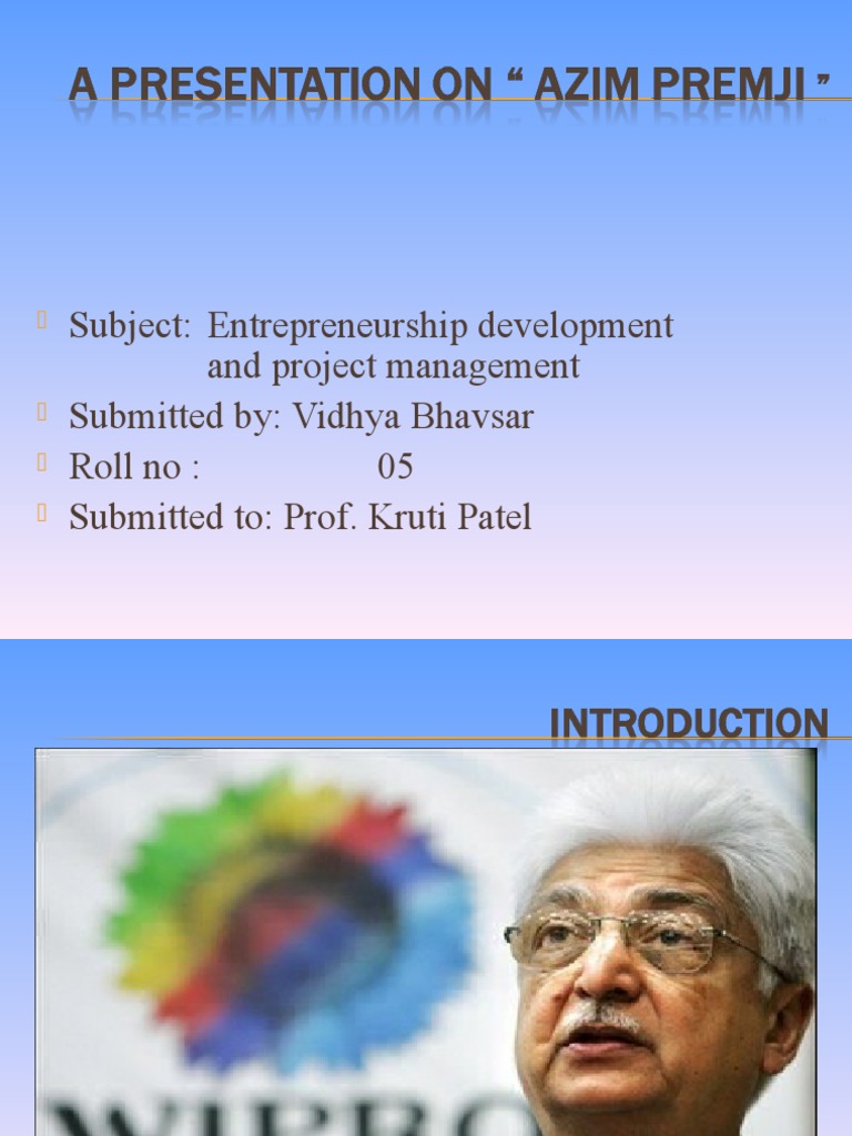 Azim Premji | PDF