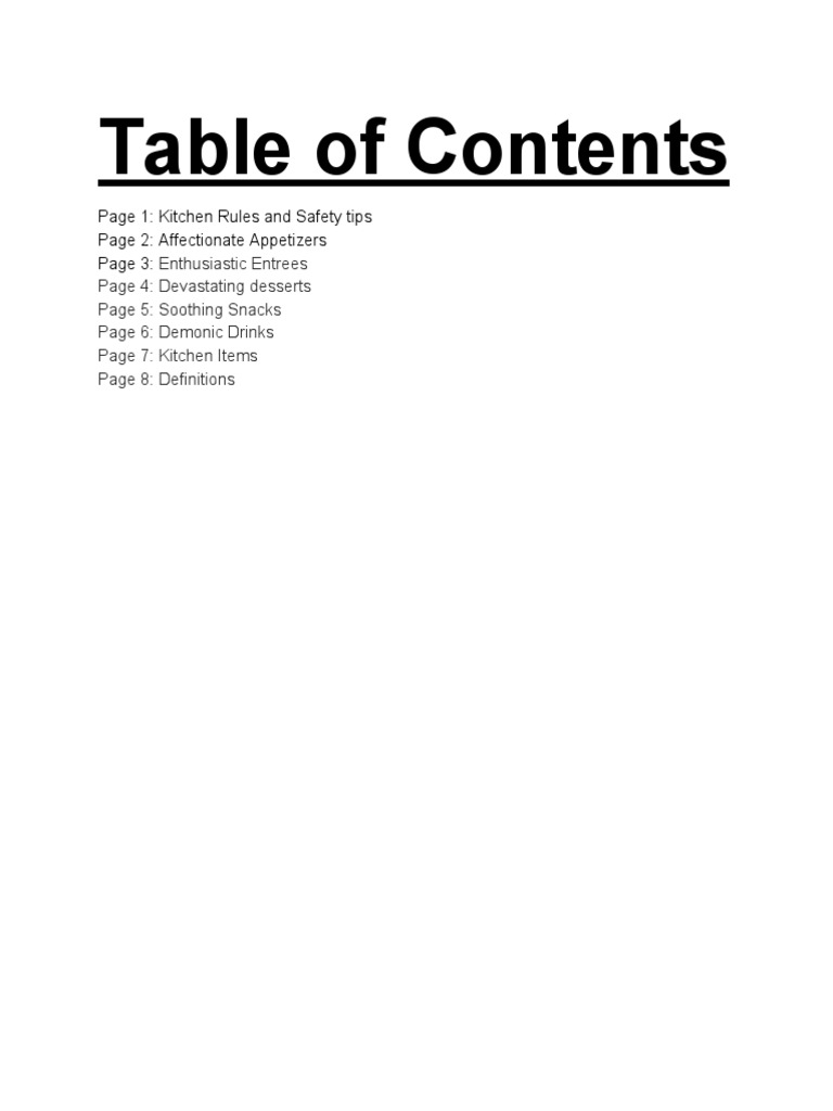 Kitchen Safety and Recipe Guide | PDF