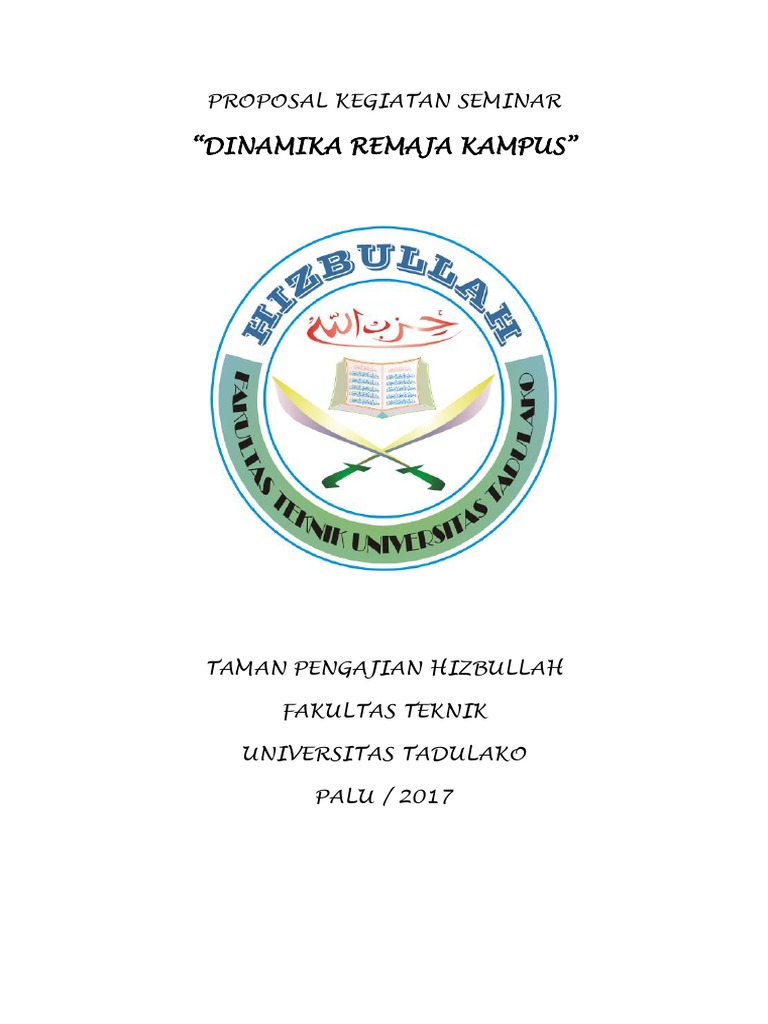 Sampul Proposal + Tabel Nama Donatur | PDF