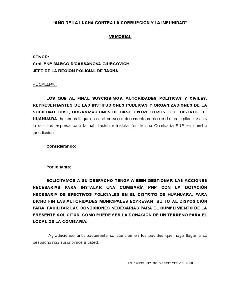 Modelo de Memorial | PDF