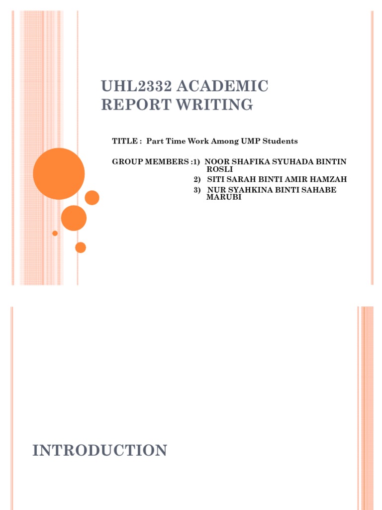 Part Time Job Among Student | PDF | Employment | Behavior Modification