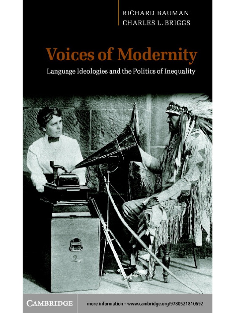 (Richard Bauman, Charles L. Briggs) Voices of Modernity | PDF ...