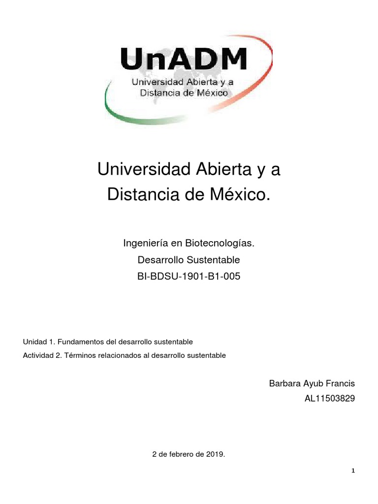 Tarea 02 Desarrollo Sustentable. Definiciones de La Sustentabilidad | PDF | Desarrollo ...