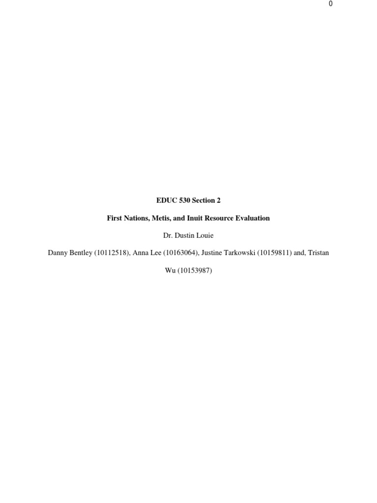 Evaluating "Chinook" for Education Use | PDF | Indigenous Peoples ...