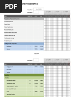 Gantt Chart | PDF | Worksheet