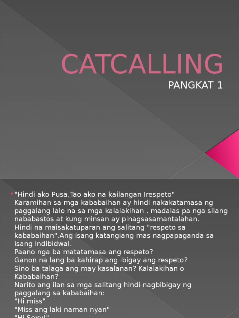 Catcalling