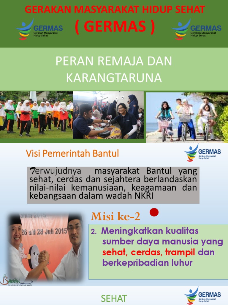 Spanduk Germas untuk Kesehatan Masyarakat | PDF | Kesehatan Holistik
