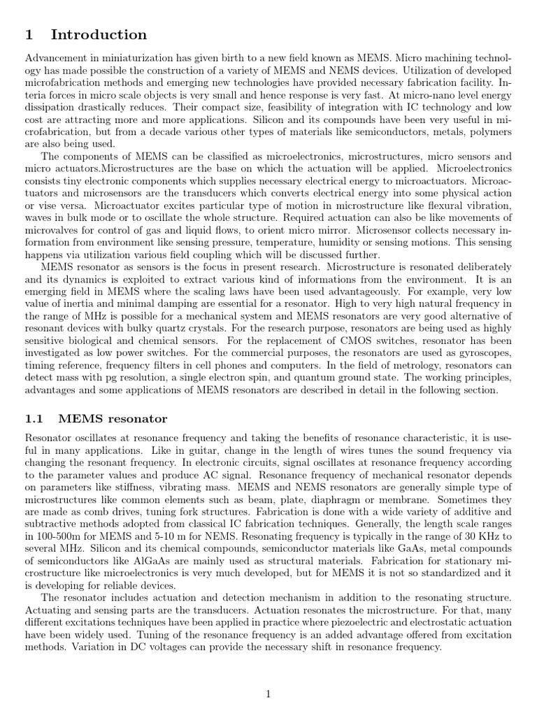 Registration Report | PDF | Resonance | Piezoelectricity