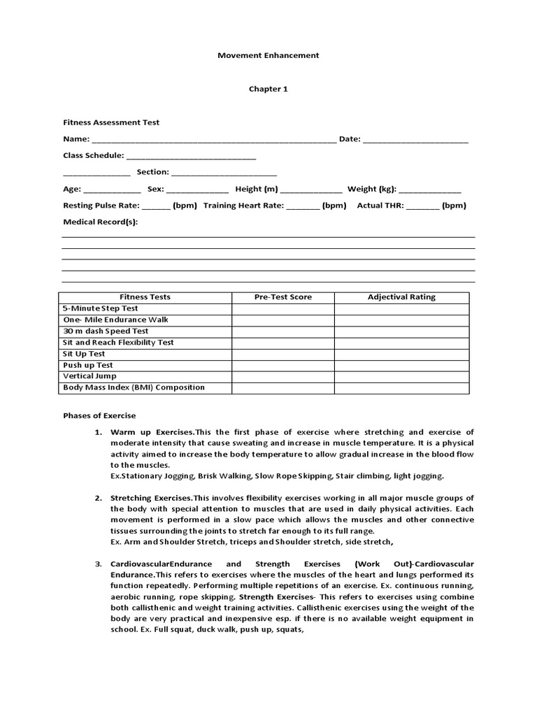 Fitness Exercise: Movement Enhancement | PDF | Kettlebell | Human Anatomy