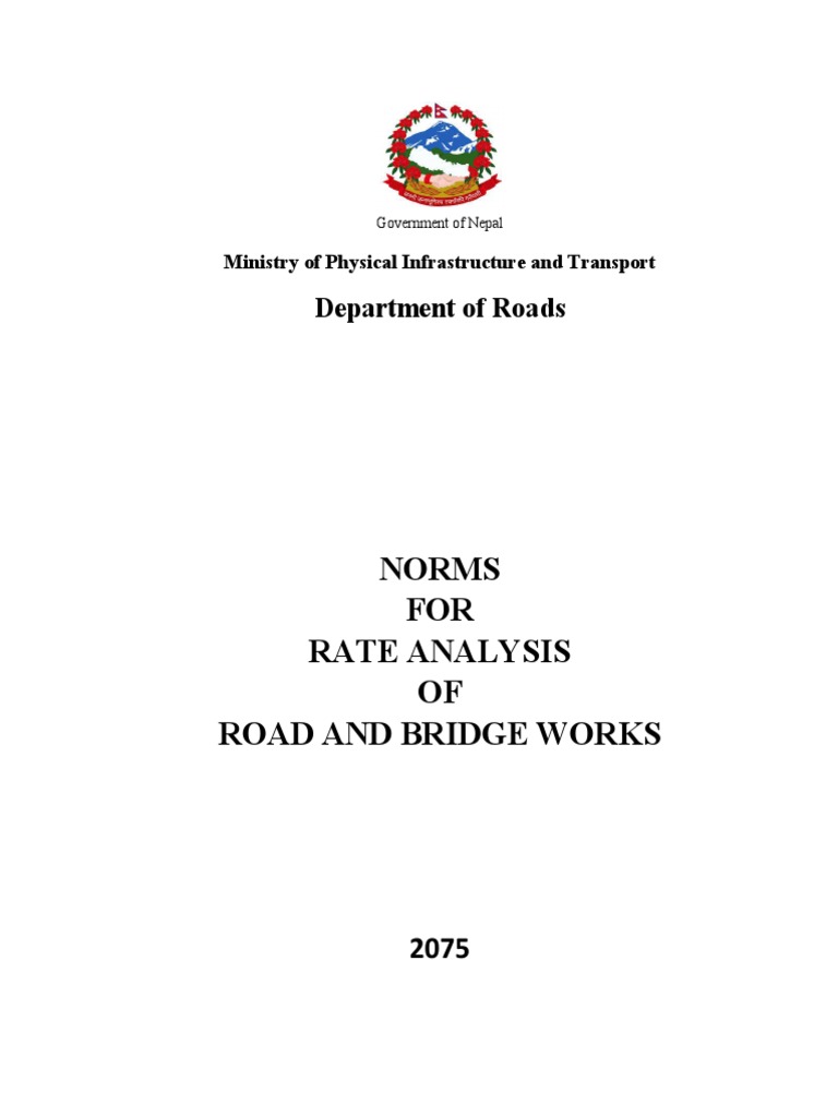 Norms-Cabinet-Final Print - DoR PDF | PDF | Mortar (Masonry) | Road