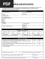 Walk-In Form | PDF | Recruitment