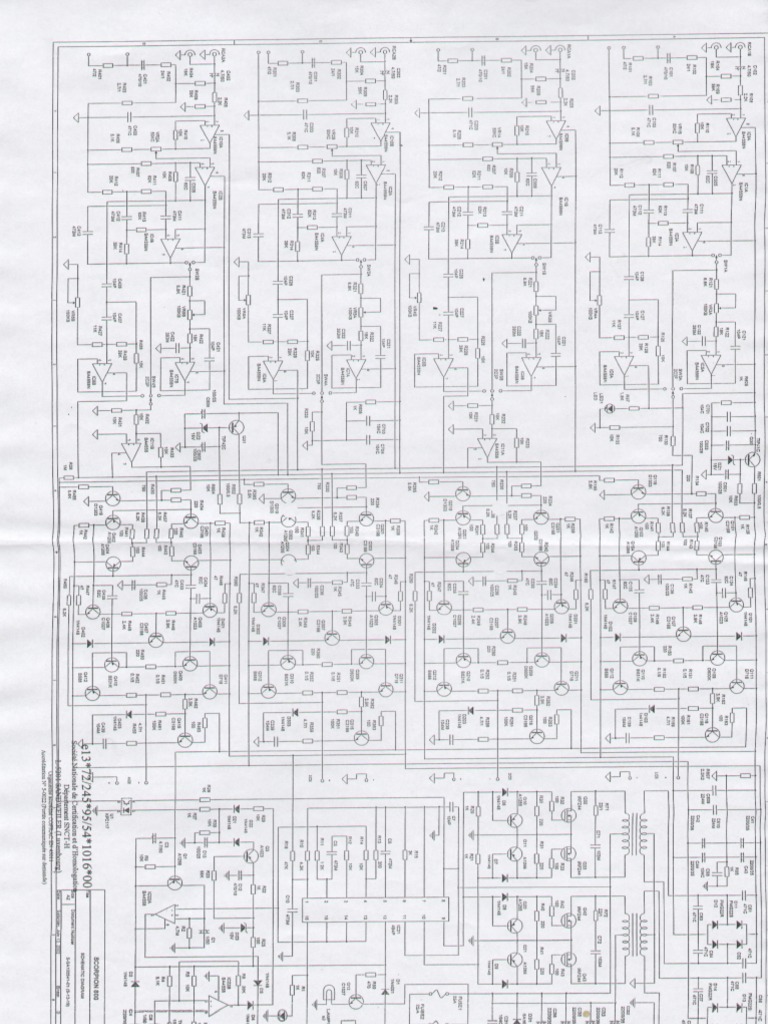Magnat Scorpion 800 Amplifier - Schematic | PDF