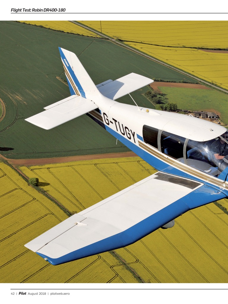 Robin 400 | PDF | Flap (Aeronautics) | Diesel Engine