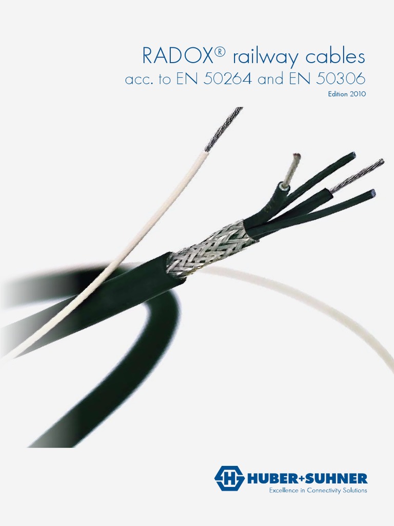 RADOX Railway en Cables Catalogue | PDF | Wire | Insulator (Electricity)