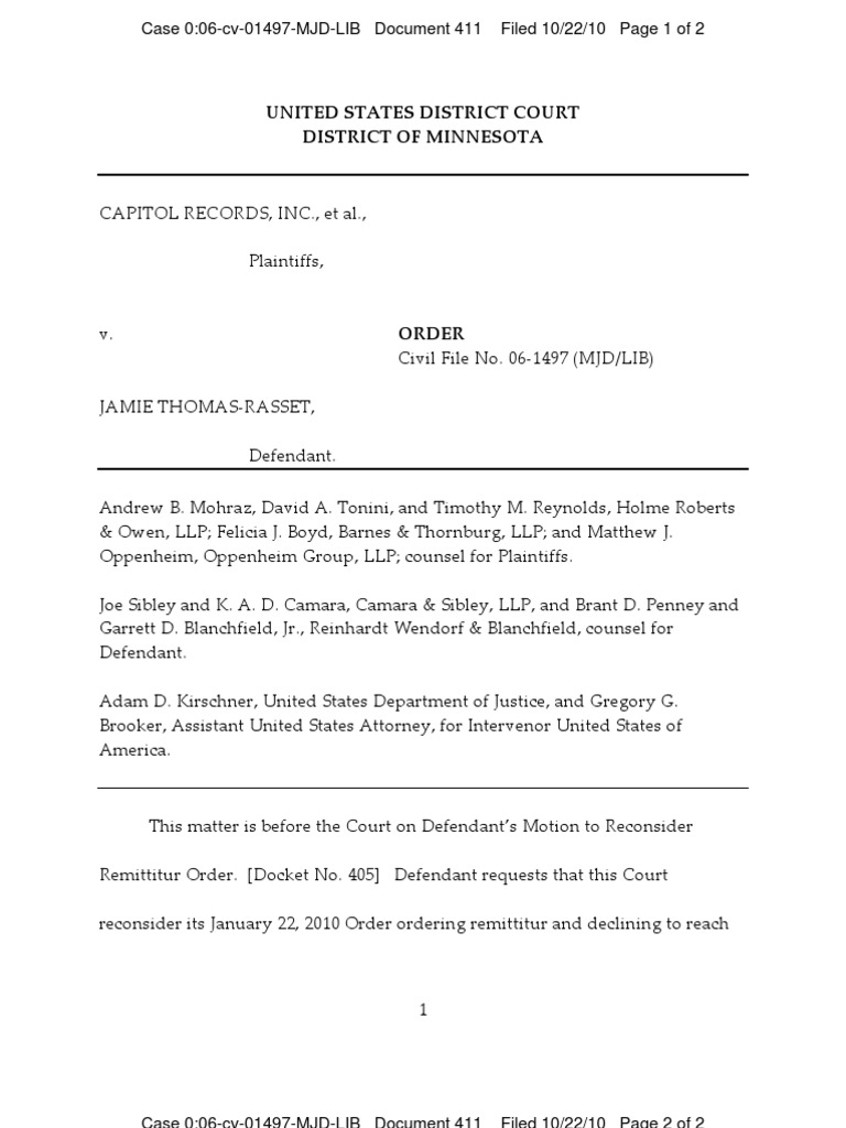 Order Denying Motion For Reconsideration | PDF | Courts | Government