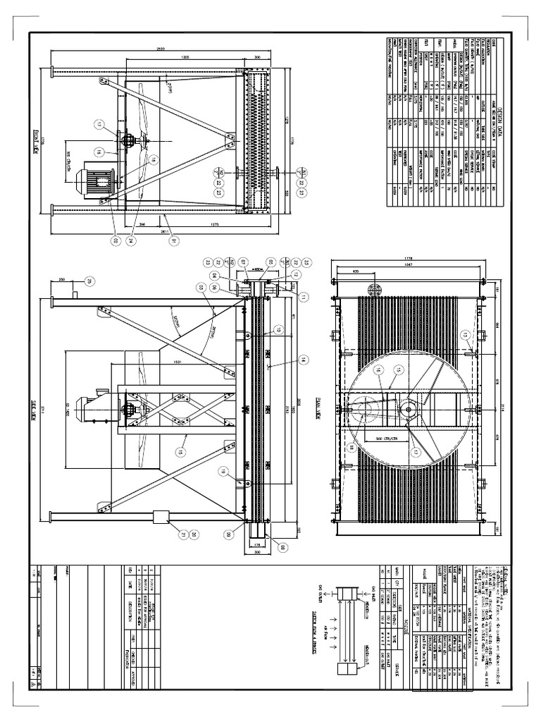 Drawing Fin Fan Cooler