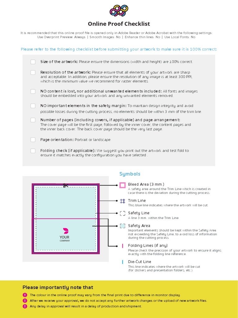Online Proof Checklist | PDF | Typefaces | Communication Design