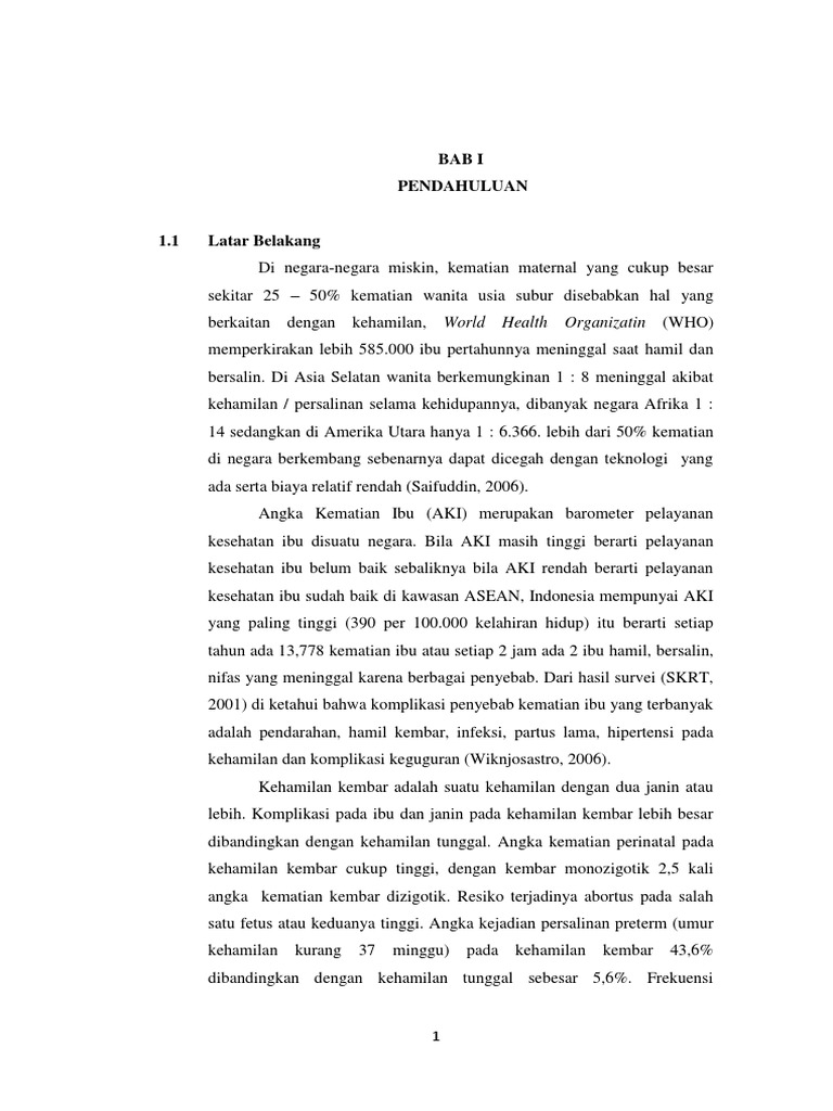 Kehamilan Gemeli | PDF