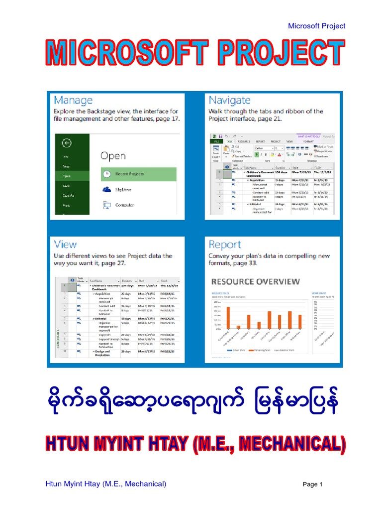 Microsoft Project Step by Step (23 May 2018) | PDF | Microsoft Office ...