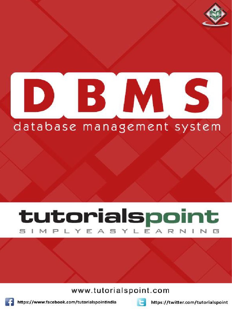 Dbms Tutorial | PDF | Relational Database | Databases Dbms Tutorial | PDF | Relational Database | Databases