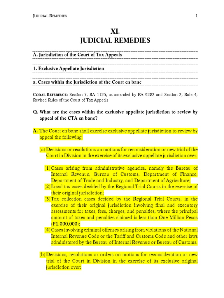Judicial Remedies | Download Free PDF | Bail | Jurisdiction