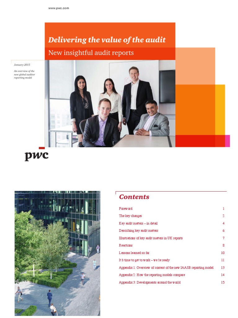 PWC Auditing Report New Insightful PDF | PDF | Going Concern ...