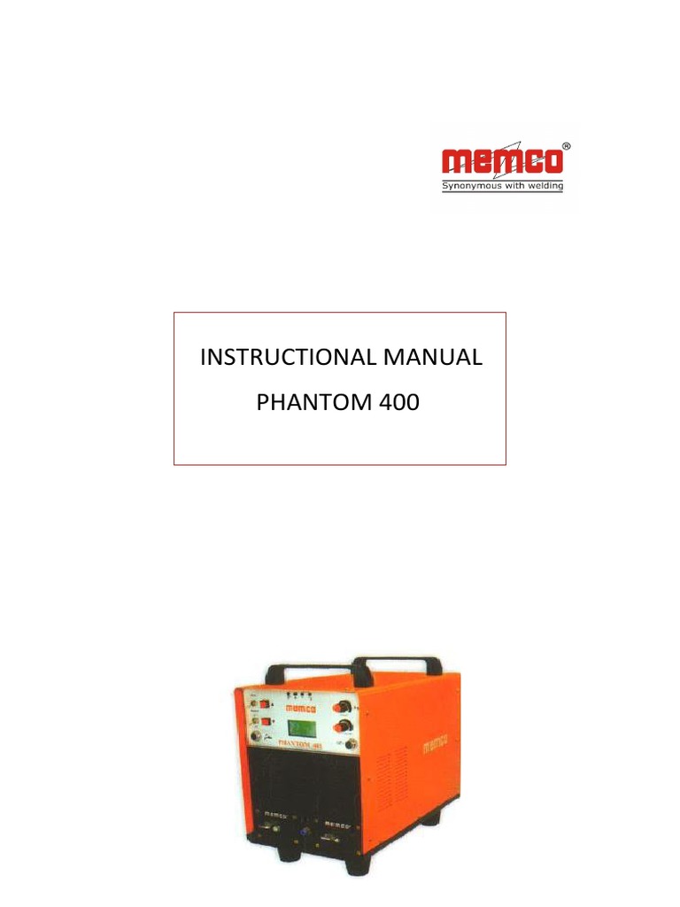 Phantom 400 | PDF | Welding | Construction