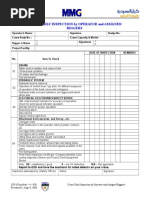 Grader Daily Inspection Checklist | PDF