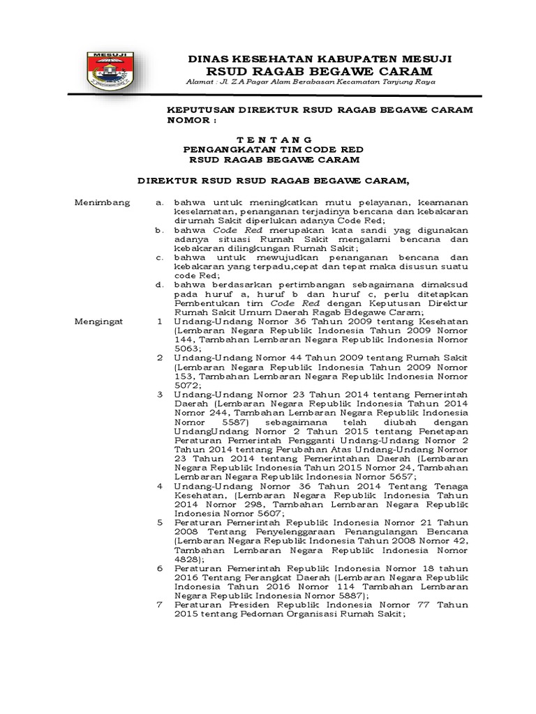 SK Tim Code Red | PDF