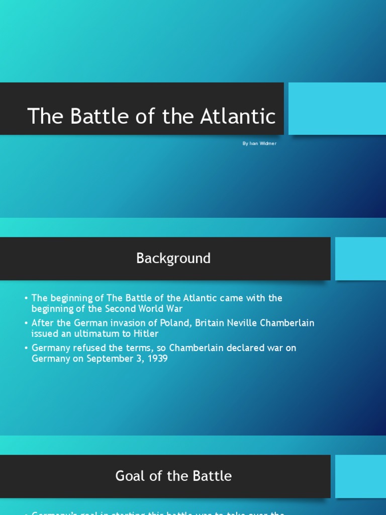 The Battle of The Atlantic | PDF | U Boats | Battle Of The Atlantic