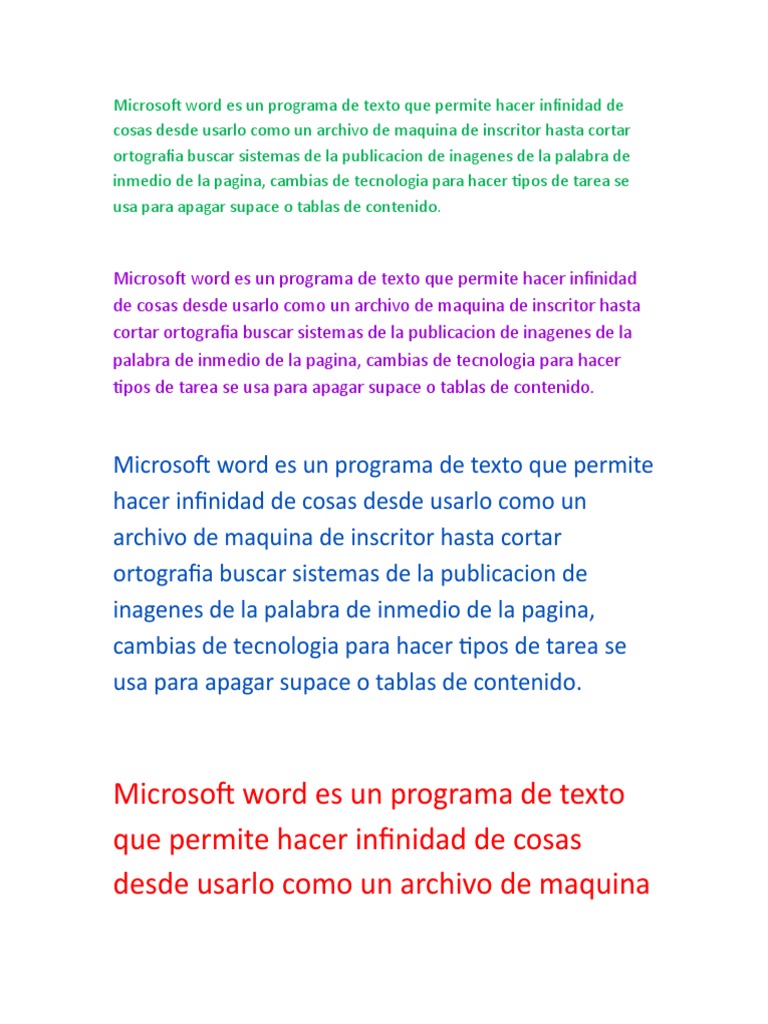 Definicion de Microsoft Word | PDF