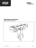 Demag DKUN Hoist Operating Manual | PDF | Electrician | Safety