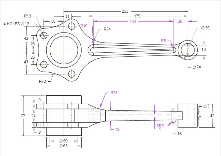 Control Rod Diagram and Drawing | PDF