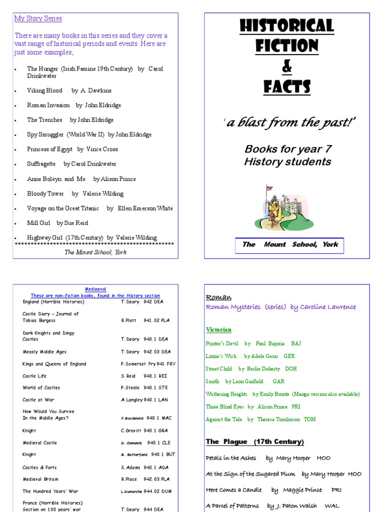Y7 History Reading History For Fun | PDF