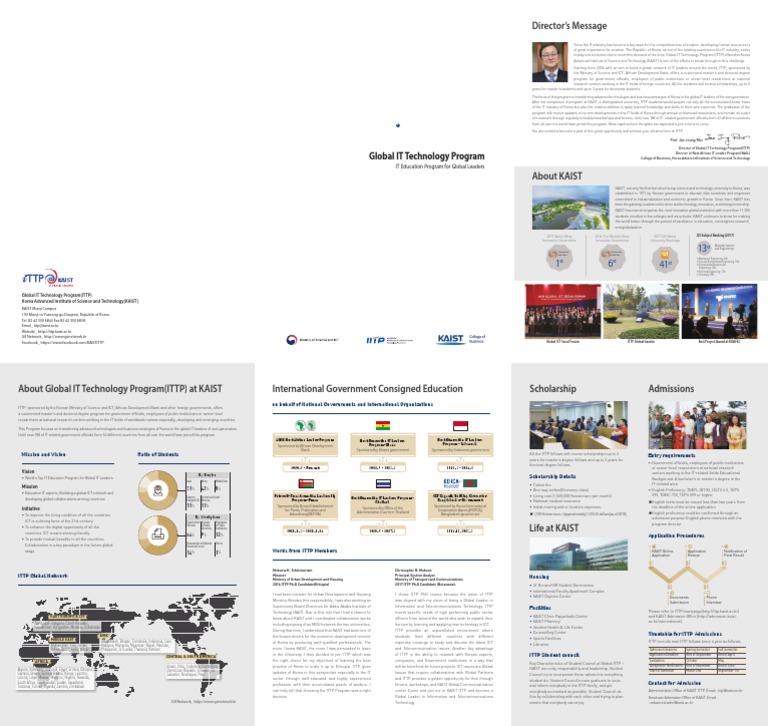 Kaist Ittp Leaflet | PDF