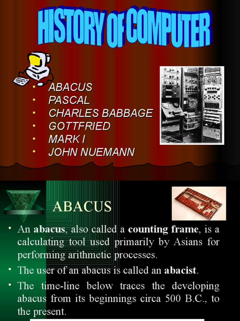 History of Computer | PDF | Gottfried Wilhelm Leibniz | Teaching Mathematics