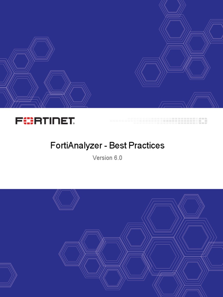 FortiAnalyzer Best Practices Guide | PDF | Backup | Transport Layer ...