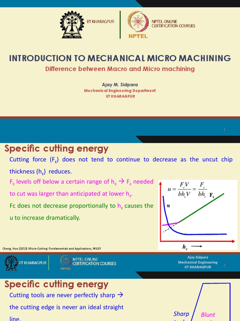 Week 4 Difference Between Micro and Macro Machining | PDF | Mechanical ...