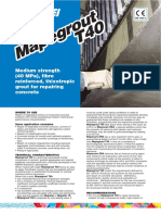 Mapegroutt 60 | PDF | Concrete | Mortar (Masonry)