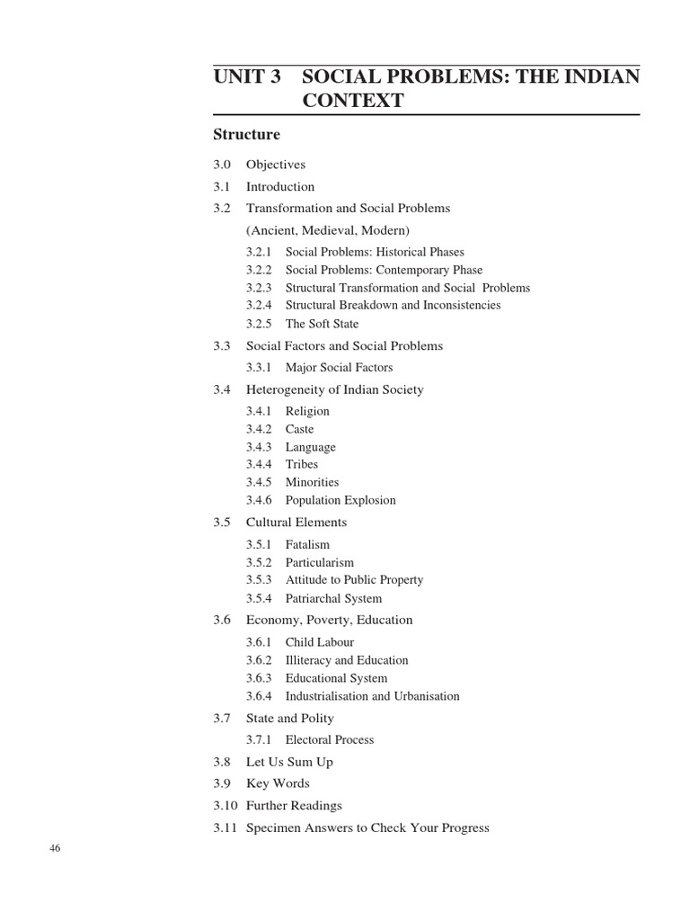 Social Problems in India | PDF | Modernization Theory | Poverty