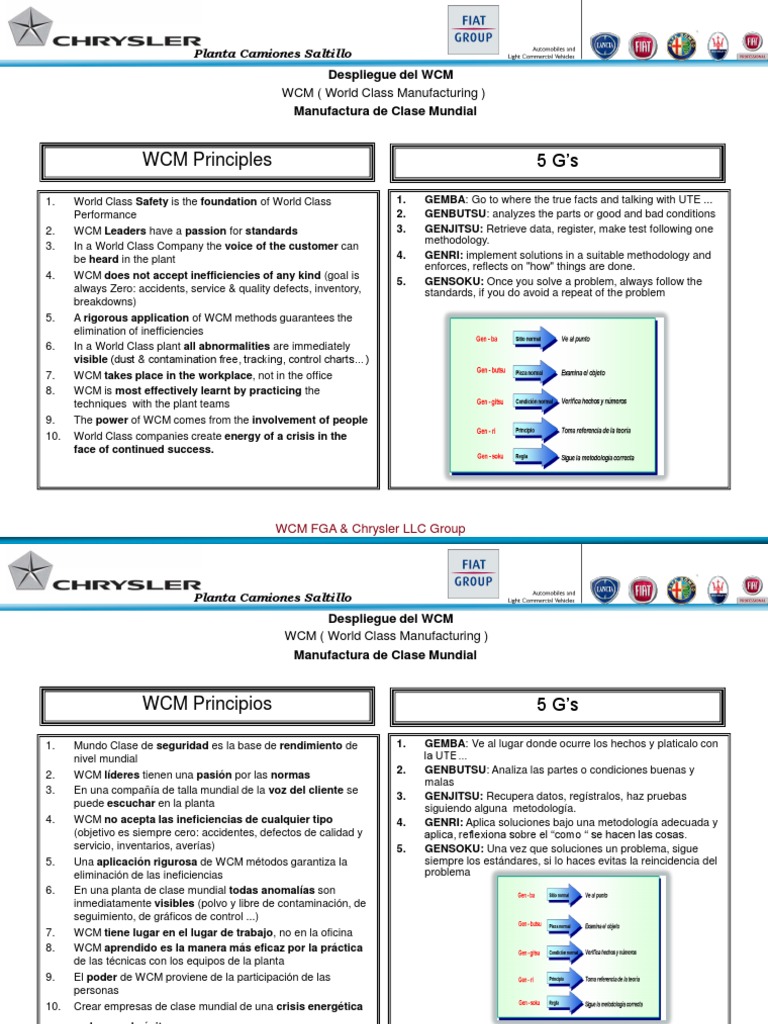 WCM Principios y 5Gs | Descargar gratis PDF | Naturaleza