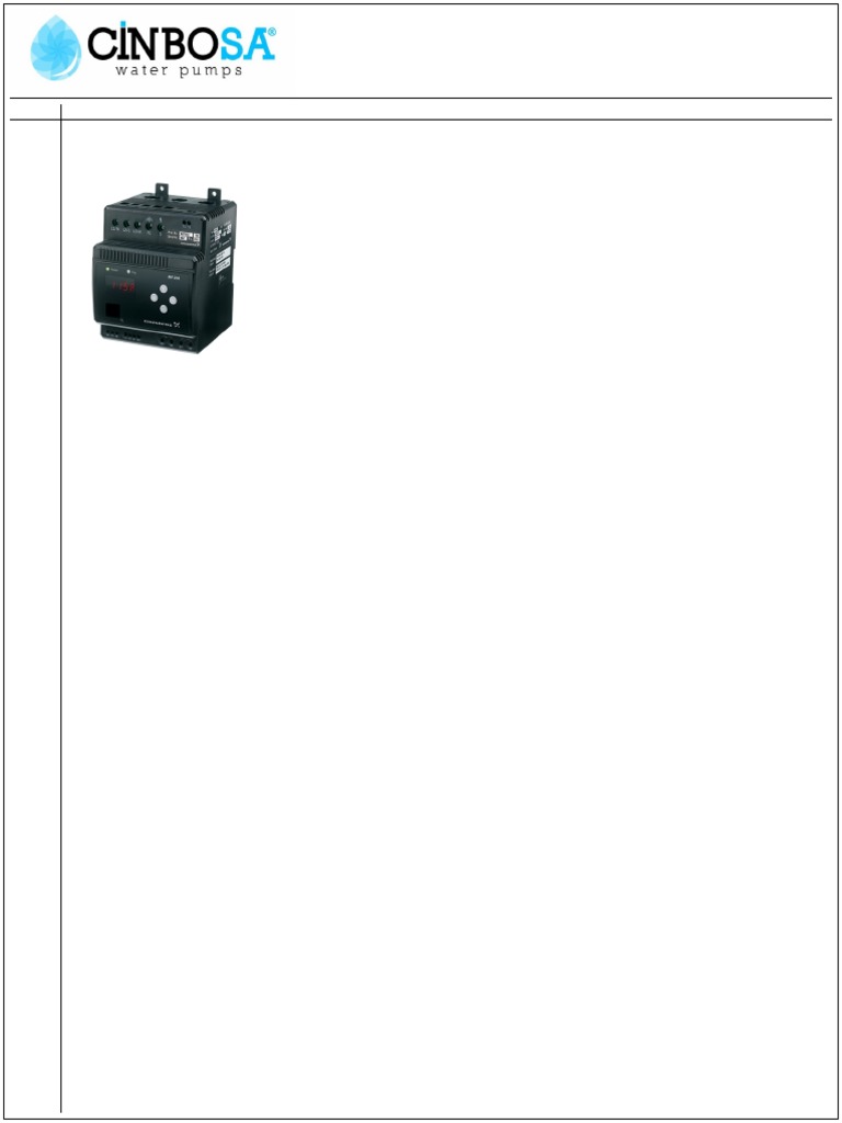 Proteccion MP 204 Grundfos 96079927 | PDF | Bienes manufacturados ...
