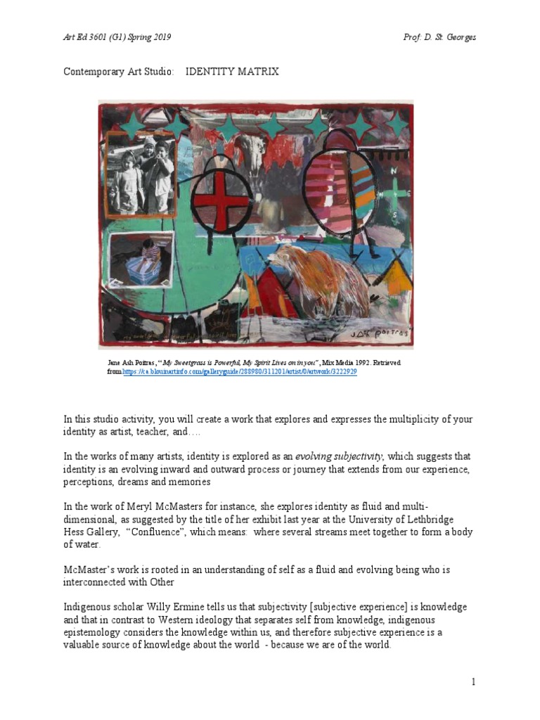 Identity Exploration in Art Education | PDF | Experience | Self