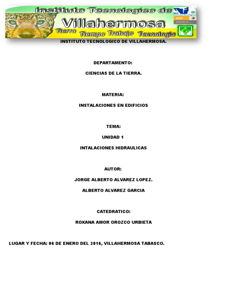 Unidad 1 Istalaciones de Edificios | PDF | Bomba | Hidráulica