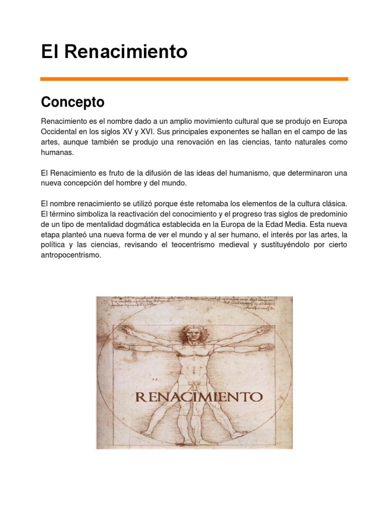 El Renacimiento | PDF | Renacimiento | Science