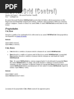 Control MSFlexGrid en Visual Basic 6.0 | PDF | Archivo de computadora ...