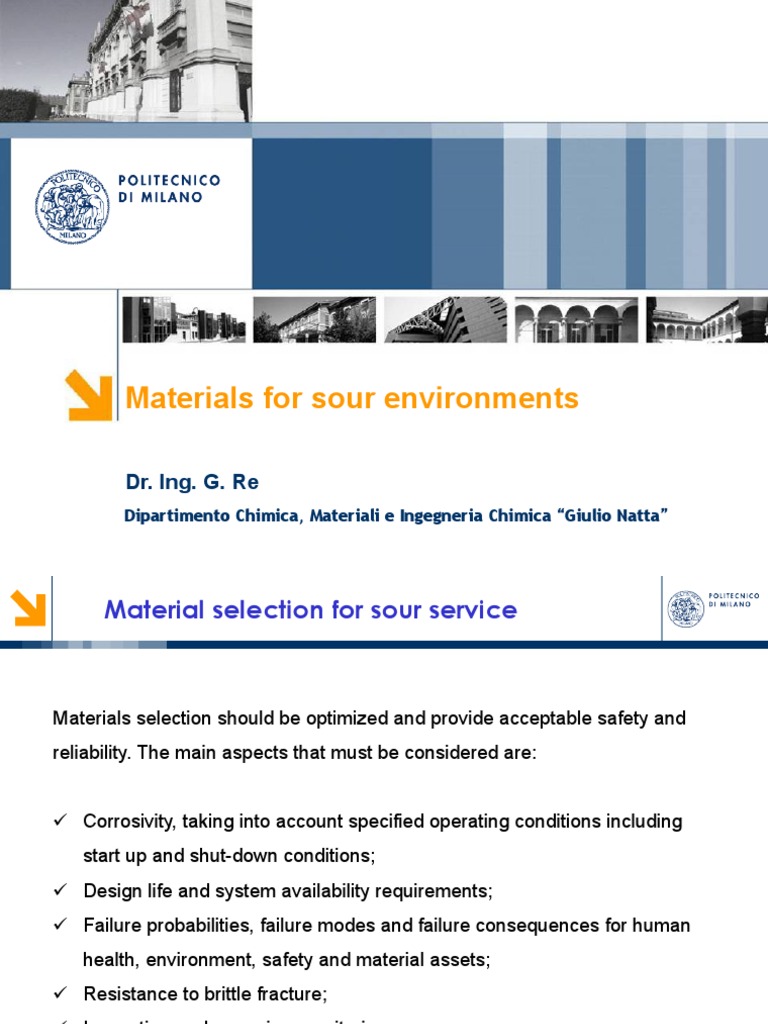 12 - Materials For Sour Service PDF | PDF | Heat Treating | Steel