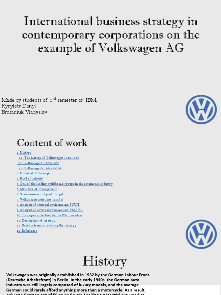Volkswagen Marketing Strategy | PDF | Volkswagen | Volkswagen Group